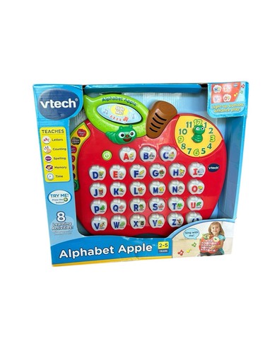 VTech Alphabet Apple Tree Teaches Beginning Reader Skills Sounds ...