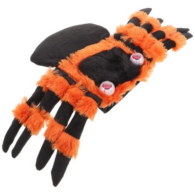 Pet Spider Clothes, Furry Tarantula Dog Costume with Harness, Cosplay ...