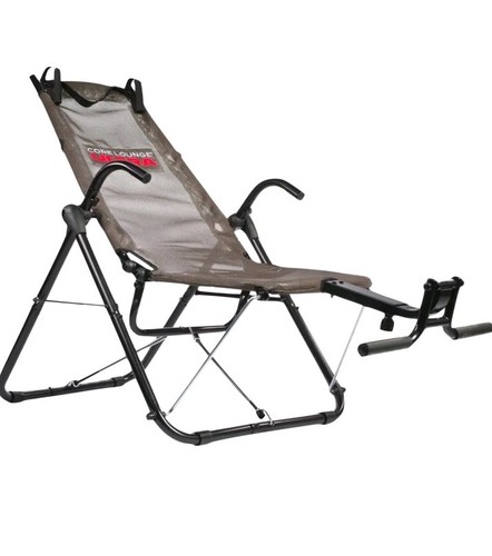 Core Lounge Ultra Workout Chair Ab Trainer,Alloy Steel, Grey | eBay UK