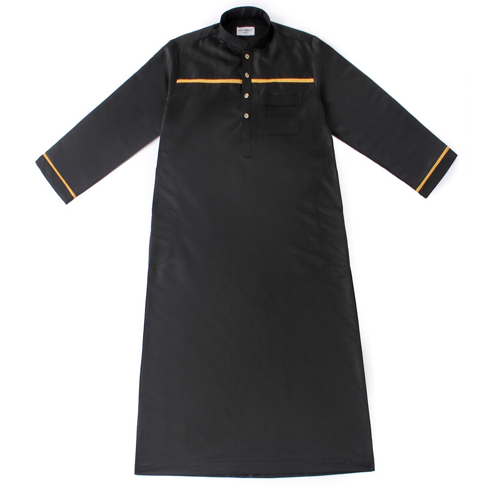 Mens Saudi Arab Muslim Robe Long Thobe Jubba Dishdasha Thawb Thoub ...