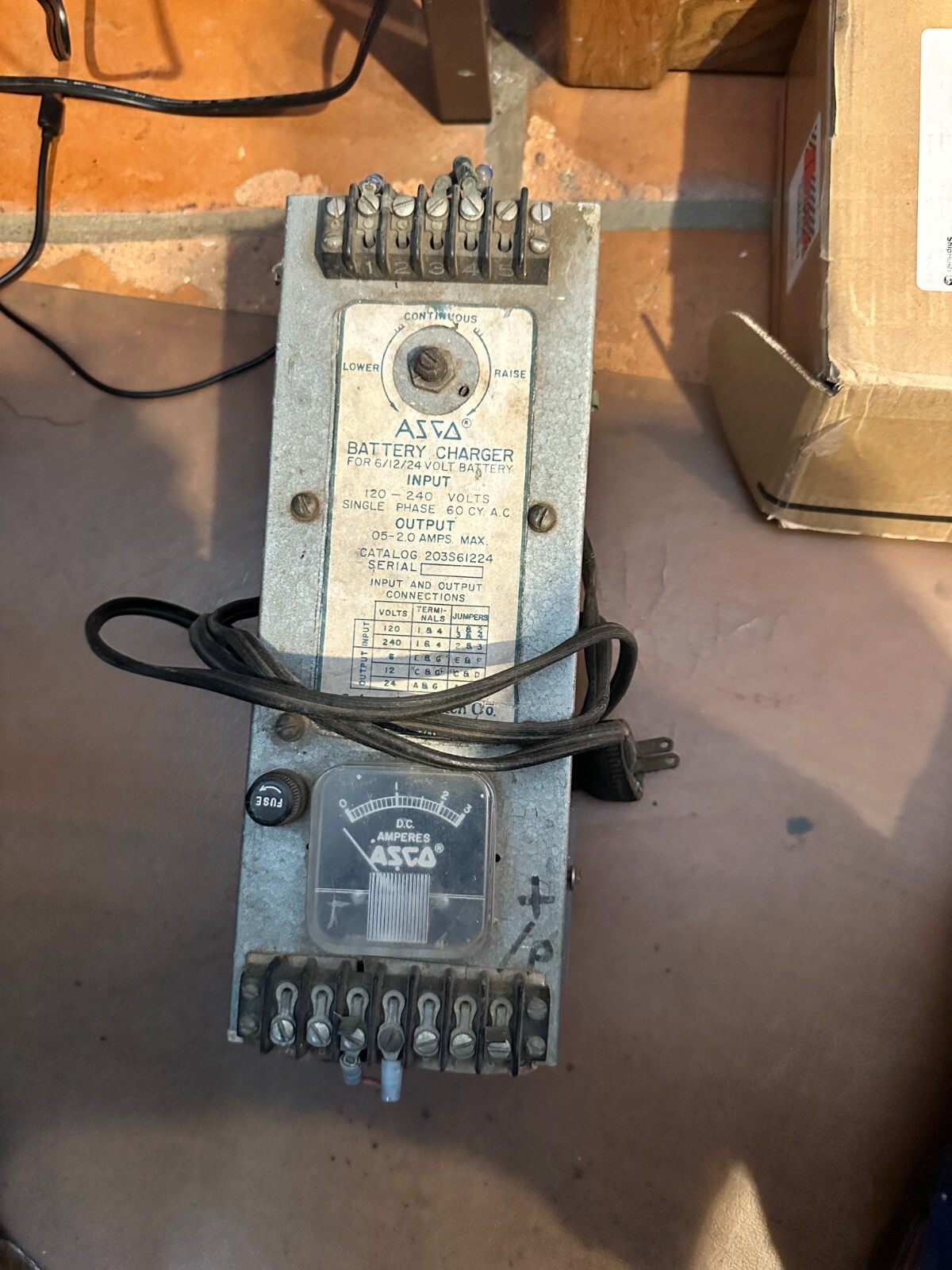 automatic switch company battery charger antique | eBay