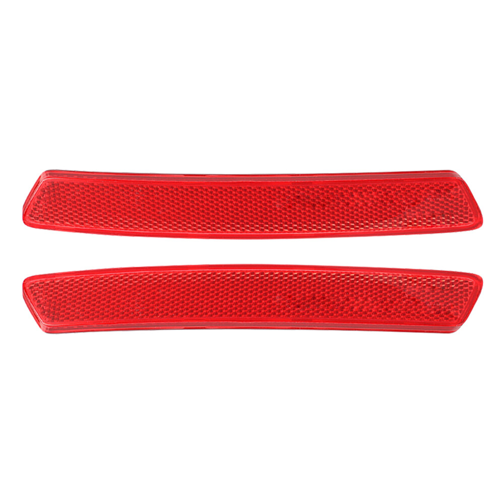 Pair Rear Right + Left Side Bumper Reflector For Ghibli Red 675000322 ...