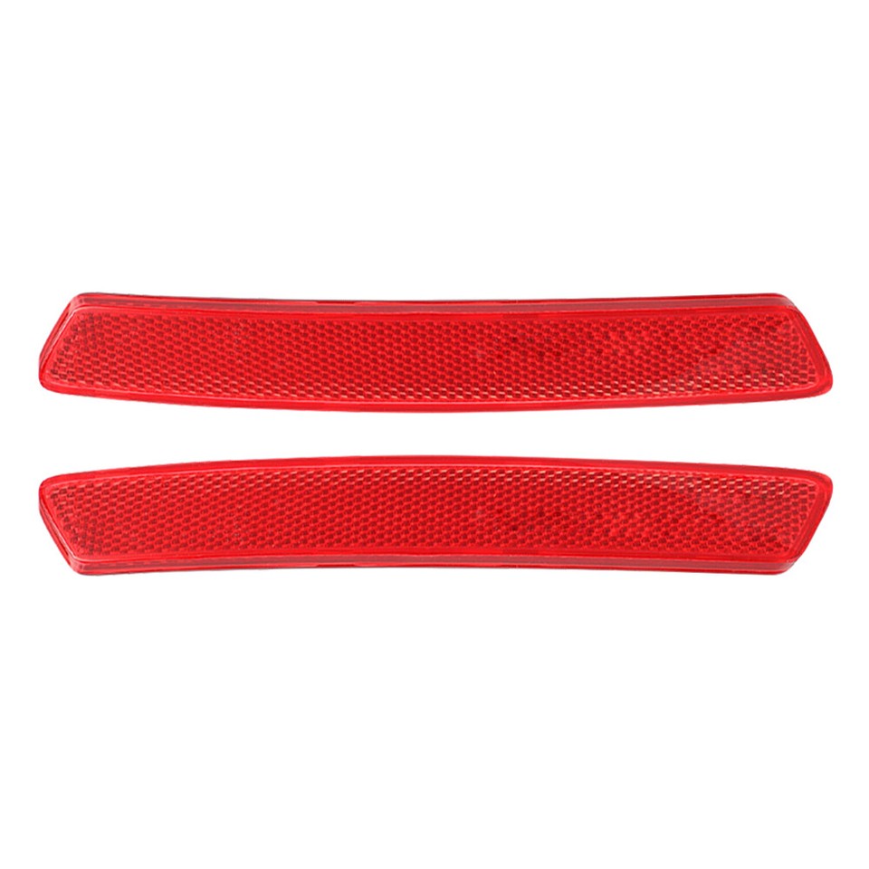 Pair Rear Right + Left Side Bumper Reflector For Ghibli Red 675000322 ...