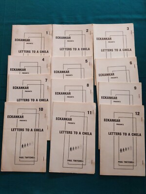 Eckankar Letters To A Chela 1-12 Pamphlets Religion Cult Paul Twitchell ...