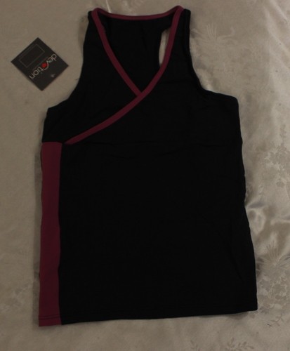 WOMENS Devotion ACTIVEWEAR Top cross over GYM Sport FITNESS one size ...