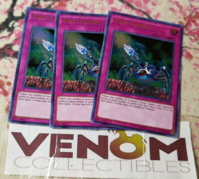3x (M/NM) - Virus Cannon - LCKC-EN056 - Ultra Rare - Unlimited YuGiOh ...
