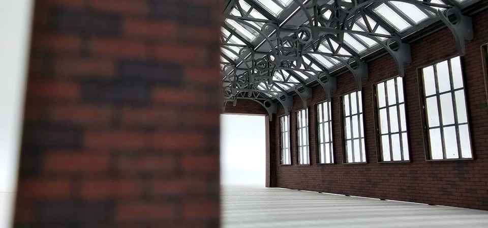 Modelux OO Gauge 'Derby' 2 Lane Engine Shed Kit | eBay UK