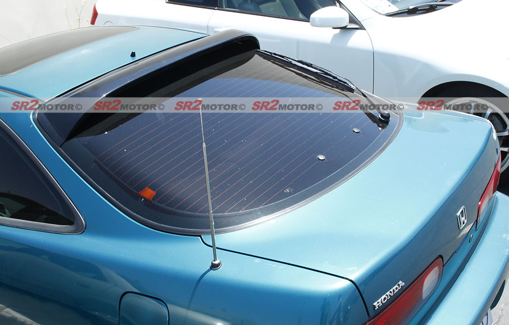 Rear Roof Spoiler Window Visor Glossy Black Wing fits 94-01 Acura ...