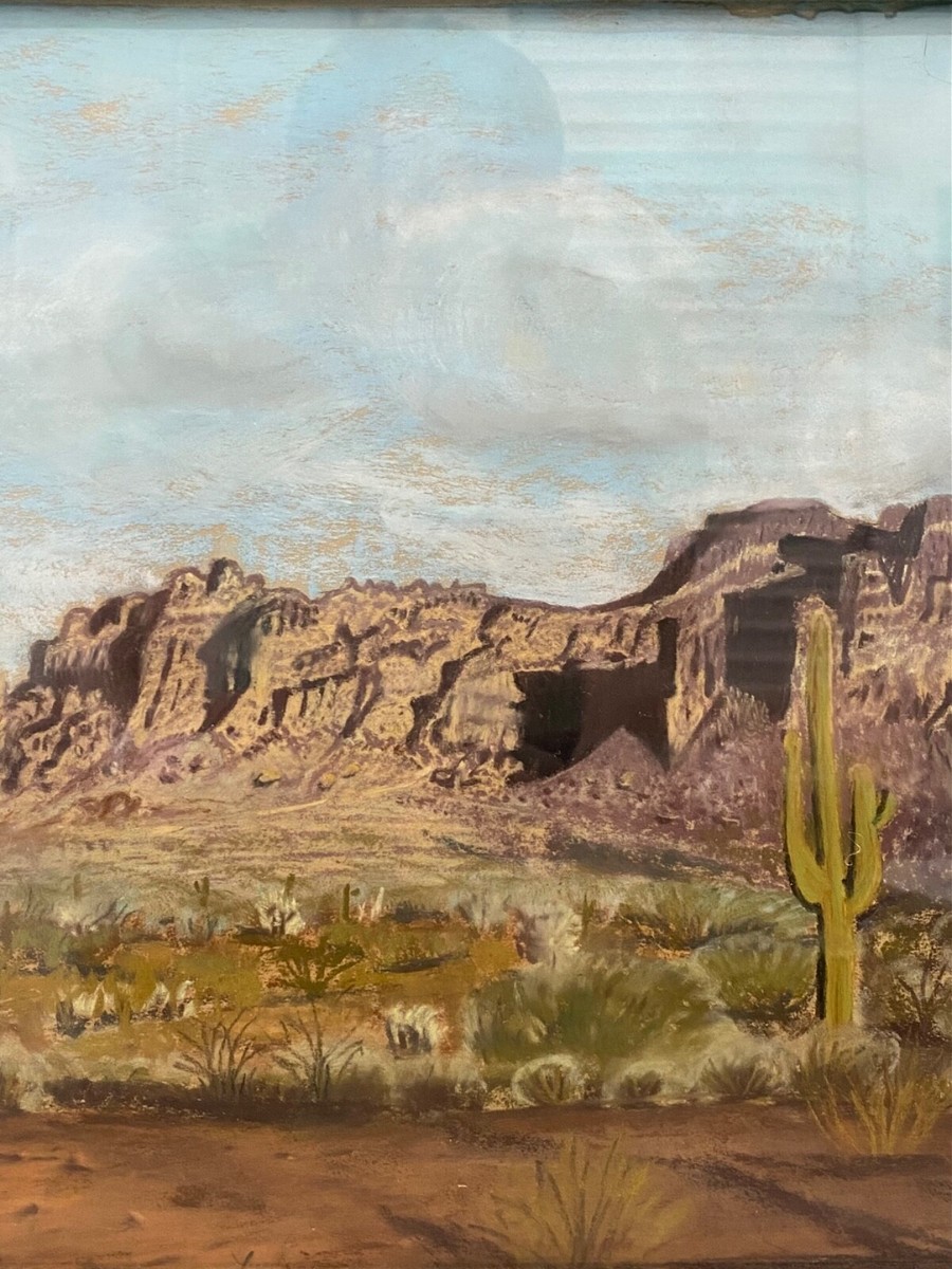 Vintage Desert Landscape Amazon.com: Vintage Desert Painting Desert