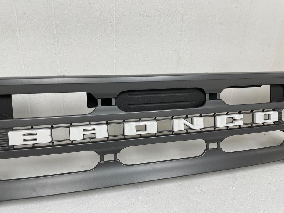 2021-2024 FORD BRONCO BIG BEND FRONT UPPER RADIATOR GRILL GRAY M2DB ...