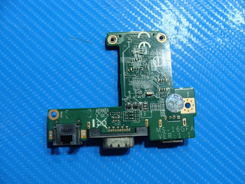 MSI GE60 MS-16GF 15.6" Genuine Laptop USB VGA Ethernet Lan Port Board ...