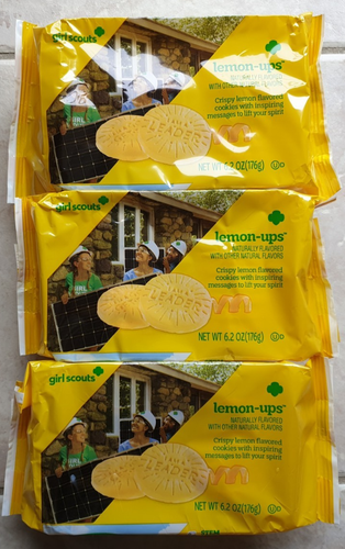 2025 Girl Scout Cookies / lemon-ups / 3 boxes / 09-01-25 / crispy ...
