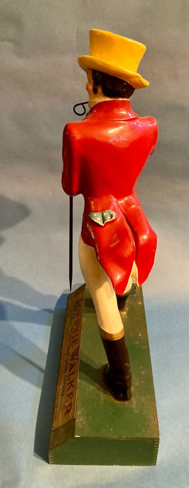 RARE Vintage Johnnie Walker Walking Man Display 27” Statue Somerset ...