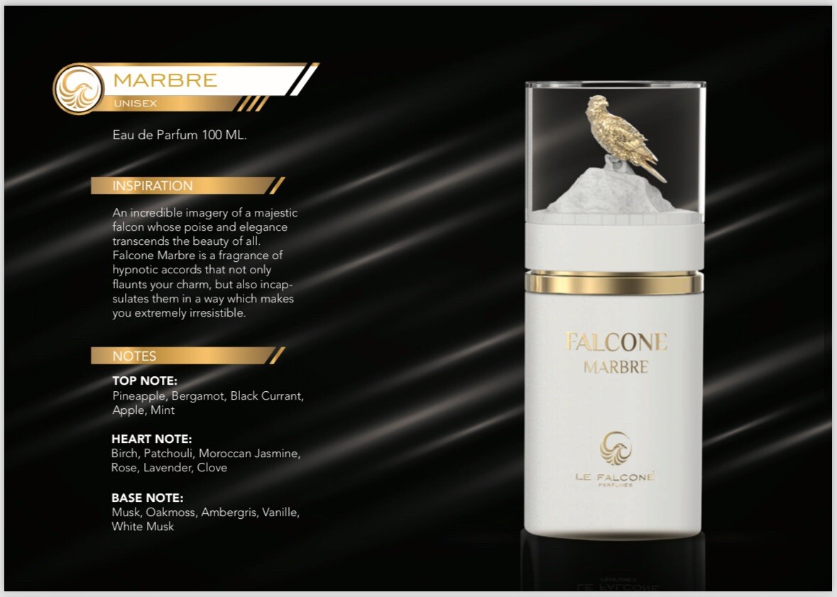 Falcone MARBRE EDP Perfume By Le Falcone 100 ML🥇Hot New Rich Niche Frag ...