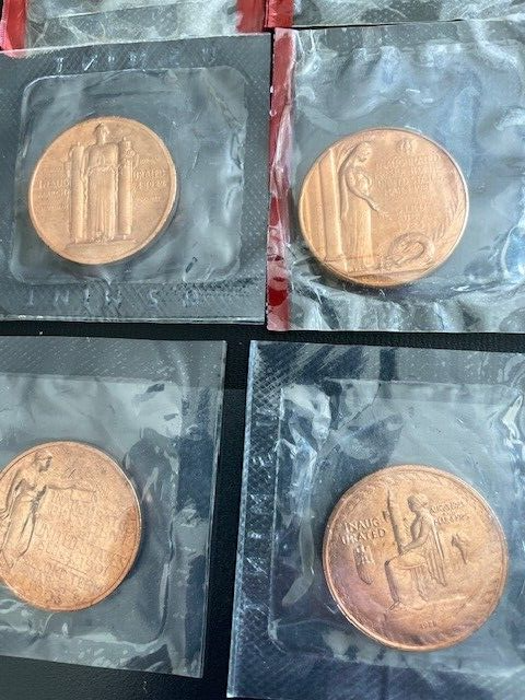 Lot of 12 Presidential Inauguration Coins - Bronze - FDR, McKinley ...