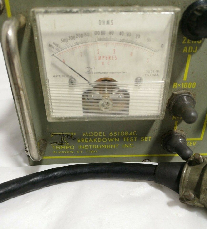 Tempo Instrument Research 651084CFS Breakdown Test Set | eBay