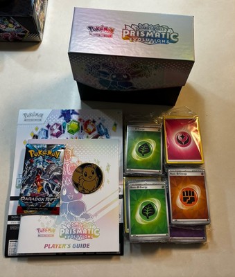 Opened POKEMON TCG Prismatic Evolution Elite Trainer ETB NO PACKS | eBay