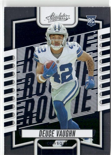 2023 Panini Absolute Base Football Card RC Deuce Vaughn Rookie Dallas ...