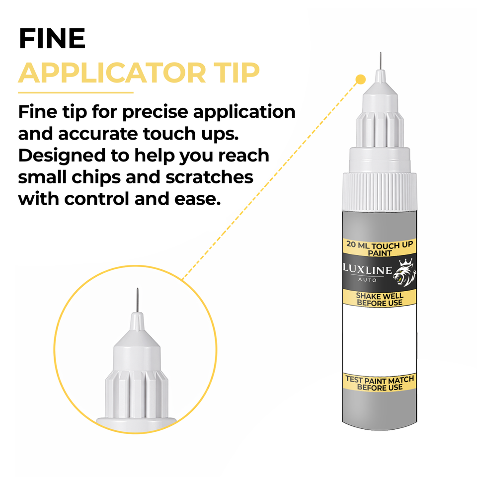 20ml Car Touch Up Paint Pen Mixed By Registration Reg Stone Chip ...