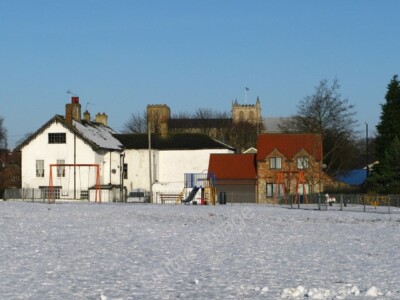 Photo 6x4 Bondgate House Ripon In 1856 Bondgate House, painted white ...