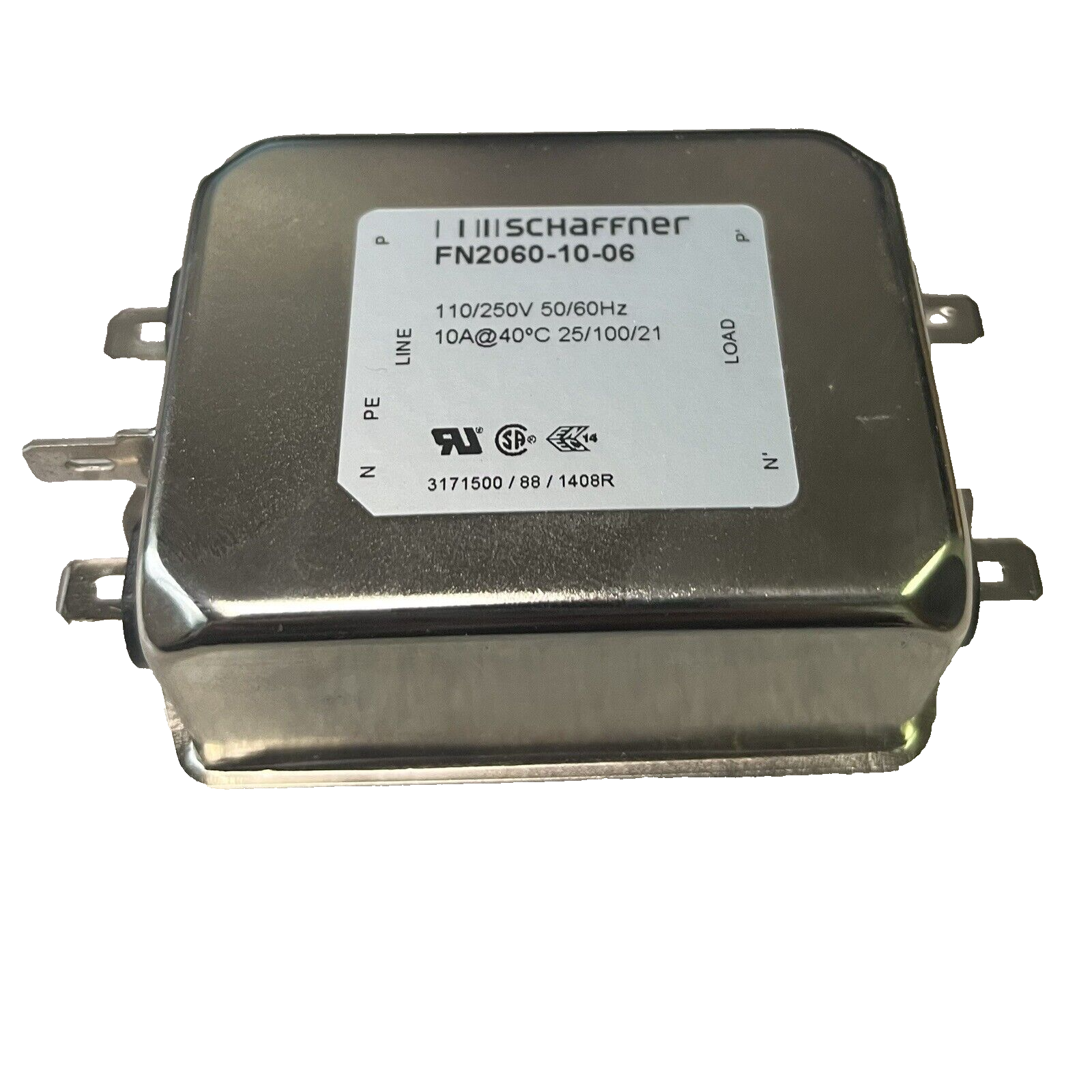 Fn2060-10-06 Schaffner EMI Power Line Filter 10a 734ua for sale online ...