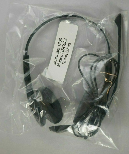 Jabra Biz 1500 Duo QD Wired Headset HSC023 for sale online | eBay