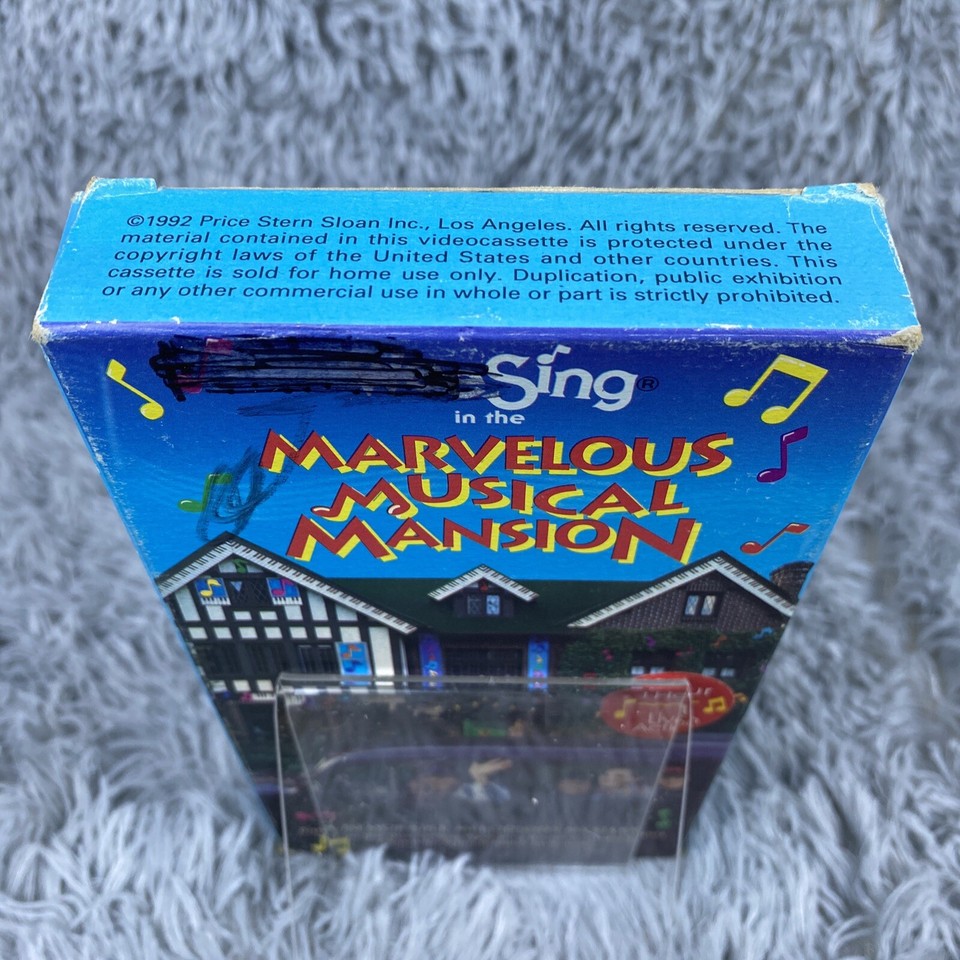 WeeSing in the Marvelous Musical Mansion VHS Tape 1992 Melodious ...