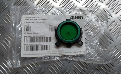 AVON GSR Respirator Auto Shut Off Assembly Part British Specification ...