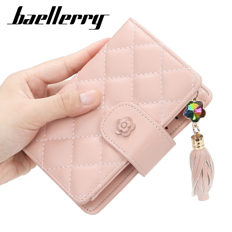 Women RFID Wallet Leather Small Clutch Coins Purse Credit Card Holder ...