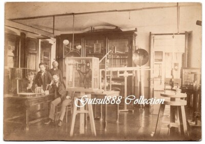 Physics office. Russian Empire. Scientists. Science. Original photo ...