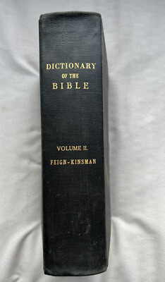 1899 Antique DICTIONARY OF THE BIBLE Book Volume 2 By Feign - Kinsman ...