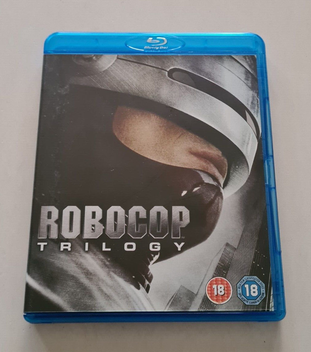Robocop Trilogy Blu-ray 3 Disc 1 2 3 Peter Weller Nancy Allen Robert ...