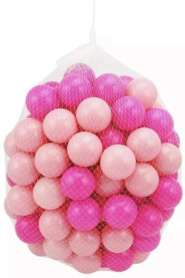 200x Plastic Pit Balls For Children Ball Pits Kids Pink Coloured Balls ...