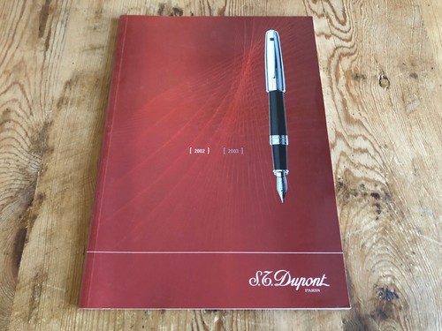 S.T. Dupont Catalogue - Collection Writing Instruments 2002 2003 | eBay