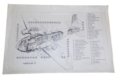 Plan éclaté du planeur General Aircraft Hamilcar X GB WW2 anglais ...