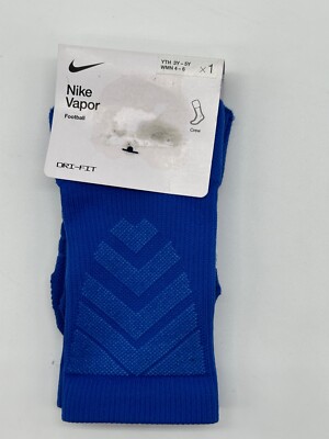 NEW ONE PAIR MENS NIKE VAPOR DRI FIT FOOTBALL QUICK DRY YOUTH 3Y-5Y ...