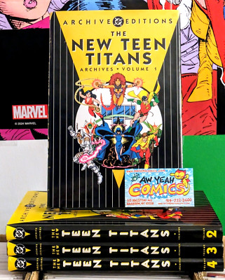 DC Archive Editions: New Teen Titans Vols. 1-4! Full Set! | eBay