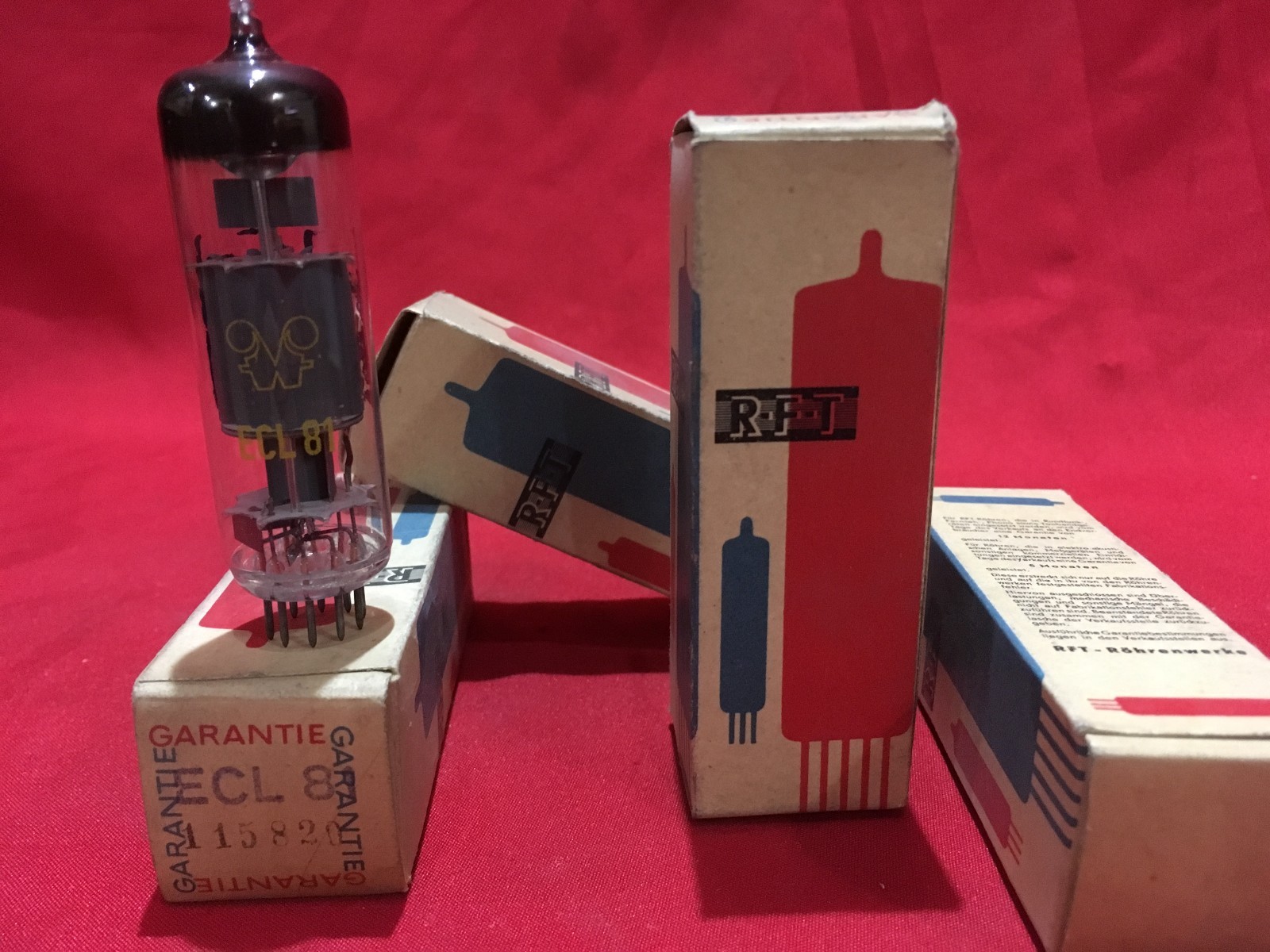 RFT ECL81 VACUUM TUBE VALVE NOS ELECTRON ECL 81 = PCL81 TRIODE POWER ...