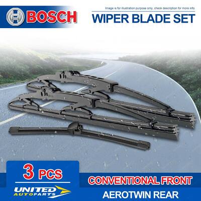 Bosch Wiper Blade Set for Volkswagen Polo 9N3 4/2005-8/2005 530/480mm ...