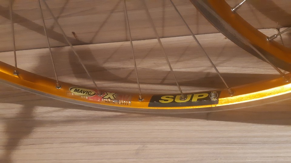 SHIMANO XTR M900 Vintage Mountain Bike Hubs laced in Mavic X517 SUP ...