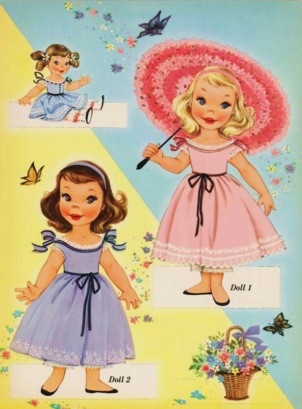 Girl Paper Doll Clip Art