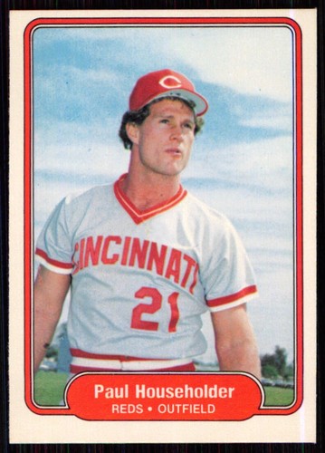1982 Fleer Paul Householder Cincinnati Reds #68 | eBay