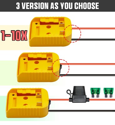 DIY Power Wheels Connector Adapter Compatible With Dewalt 18V 20V ...