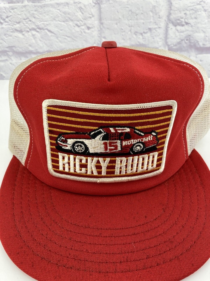 Vintage 70s Ricky Rudd Mesh Trucker Hat Snapback Hat Baseball Cap USA ...