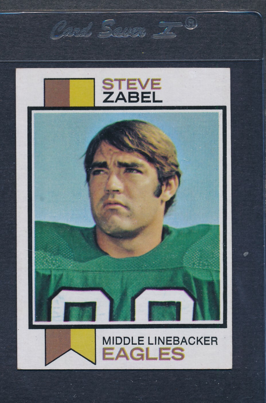 1973 Topps #317 Steve Zabel Eagles NM *1696 | eBay