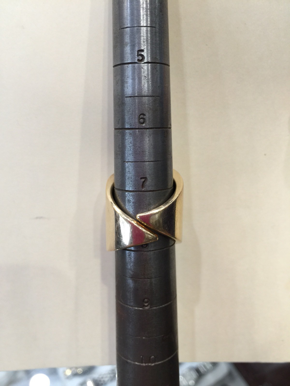 VHERNIER 18K Rose Gold 'Camuration' Ring Sz IT 56/US 7.5 | eBay