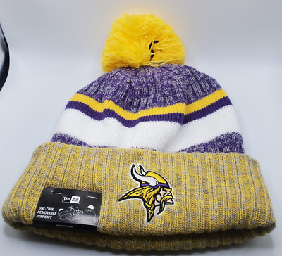 Minnesota Vikings New Era Cuffed Knit Stocking Cap - NFL | eBay