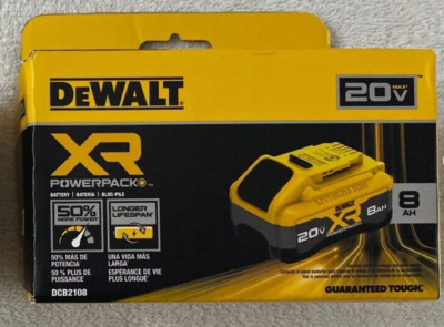 New Dewalt DCB2108 Powerpack 20 Volt 20V Max XR 8.0Ah Lithium Ion ...