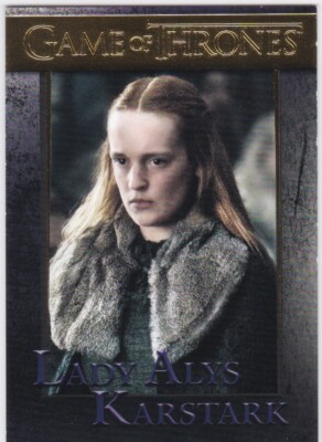 2020 Game of Thrones Season 8 Gold Parallel #57 Lady Alys Karstark /175 ...