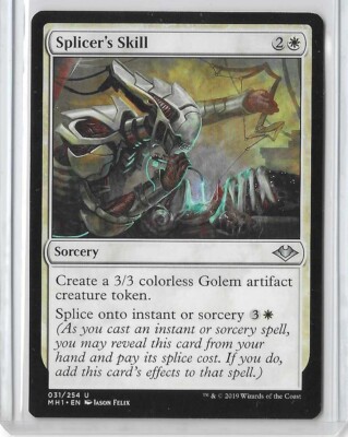 MTG Splicer's Skill Modern Horizons (MH1) Uncommon Magic Card #031/254 ...